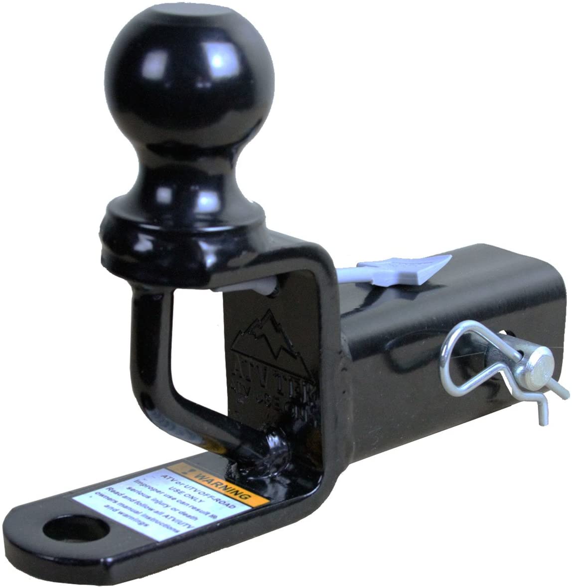 ATV TEK, Trio HD Receiver 2 Inches Multi-Purpose Hitch with Ball Mount ...